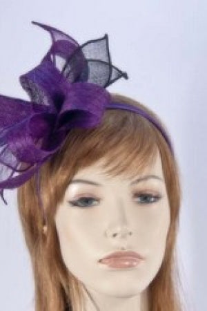 Max Alexander Fascinator on Alice Band with Looping Bows and Contrast ...